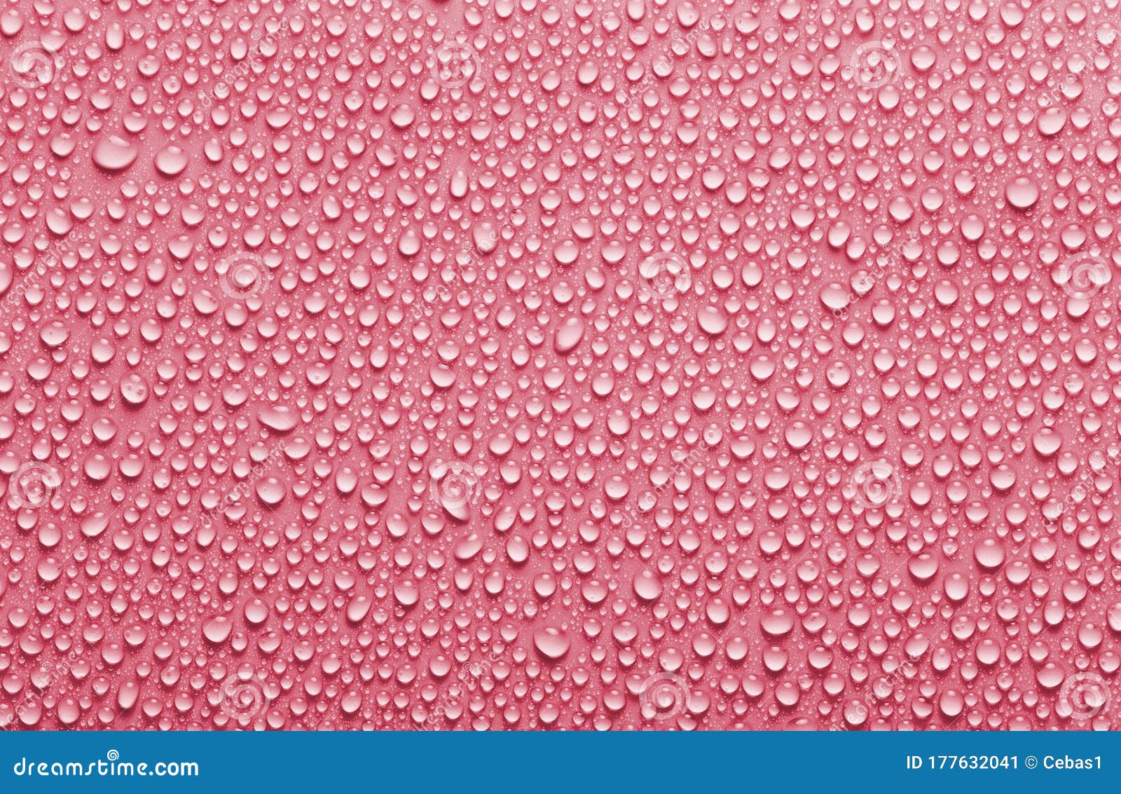 Red Colored Rain Drops Background and Texture Stock Image - Image of ...