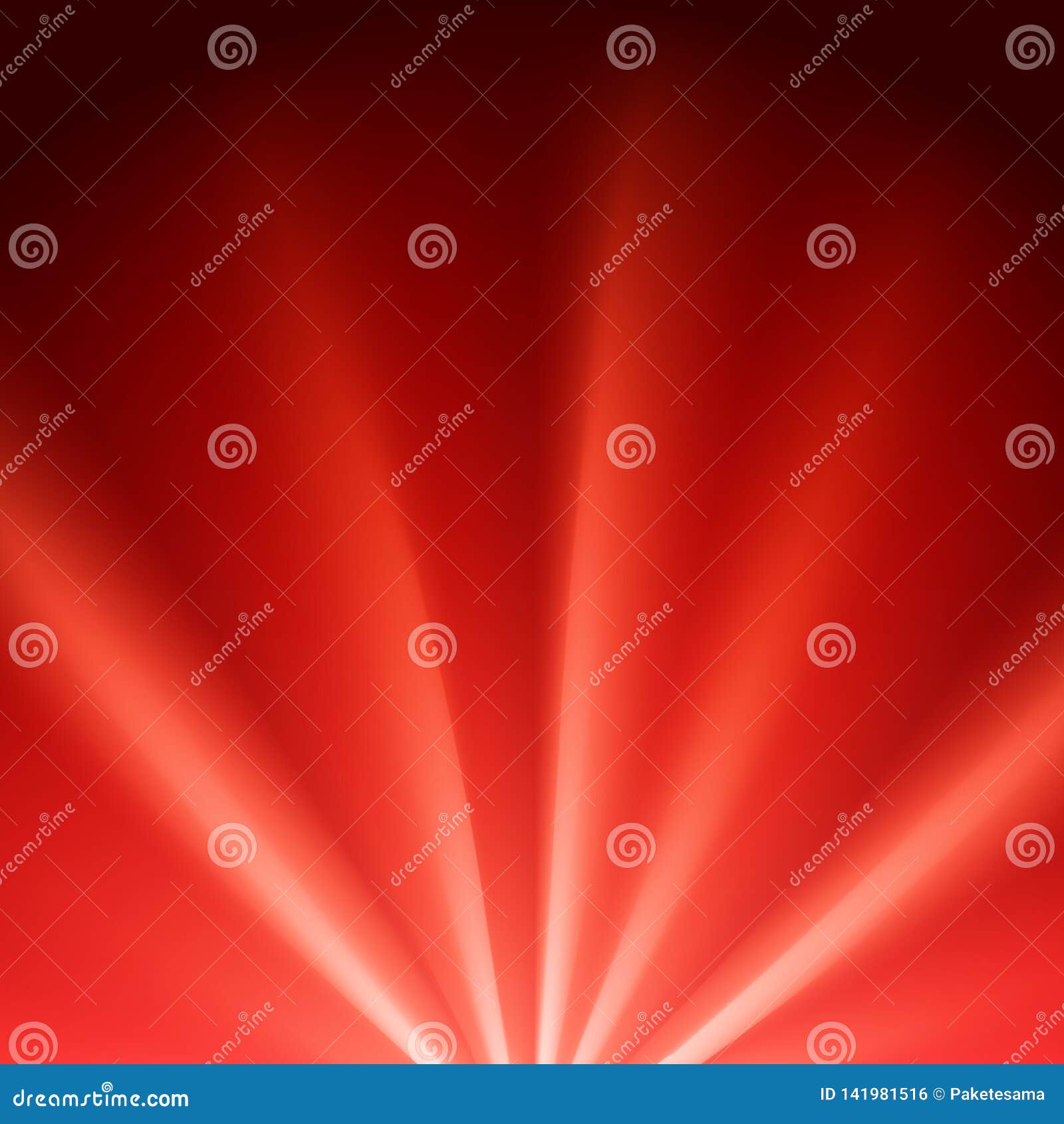 Red Colored Rays with Color Spectrum Flare Stock Illustration ...