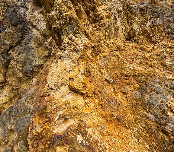 Red Colored Rock Surface Texture, Erosion, Background Stock Photo ...