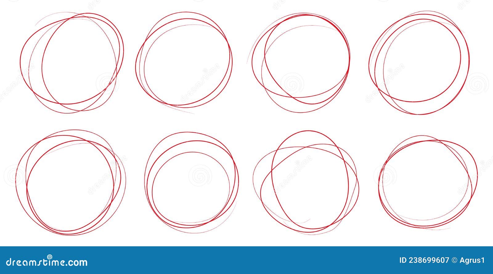 Red Colored Round Vector Frame - Circle Banner on Dark Background Stock ...