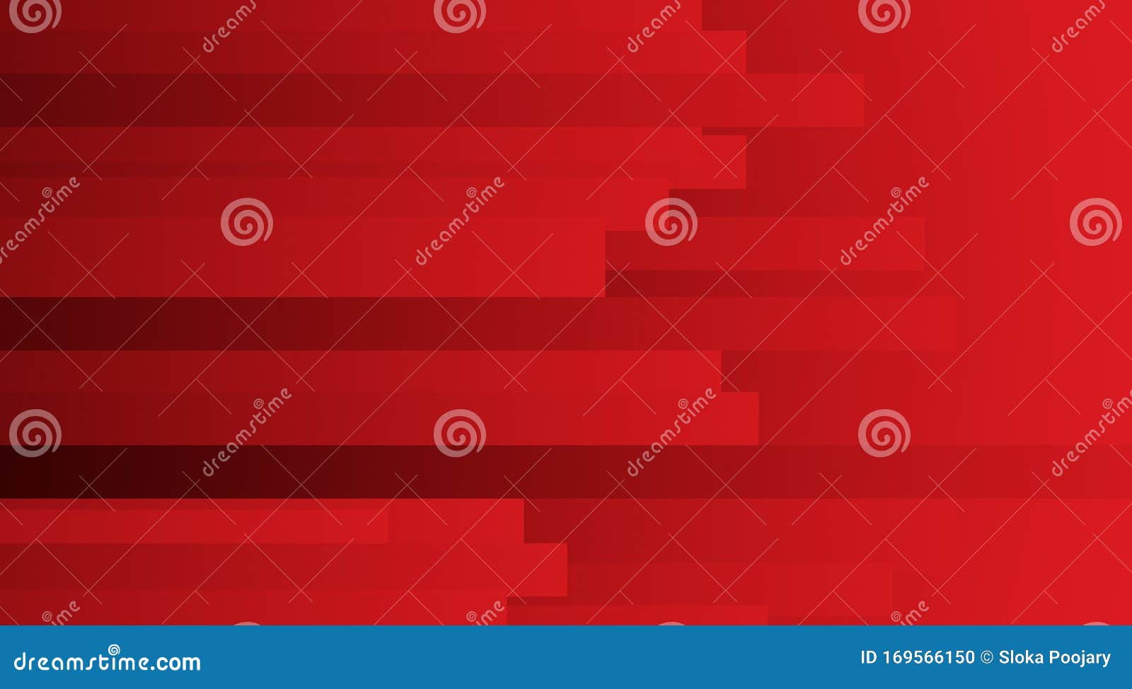 Red Colored Transparent Rectangular Shapes Abstract Background 5 Stock ...