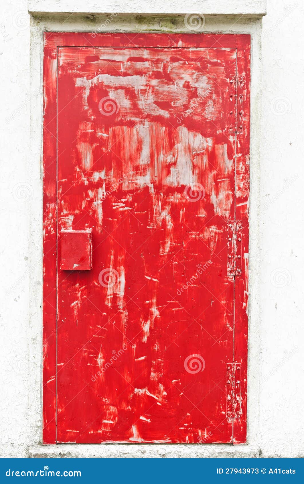 Red colored weathered door stock image. Image of stain - 27943973
