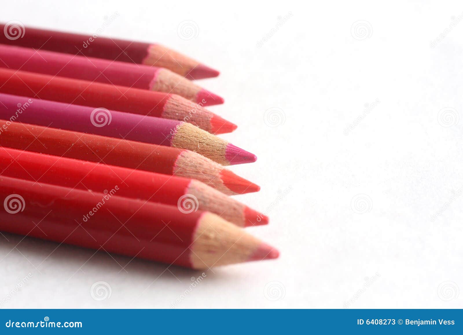 Red Coloring Pencils Picture. Image: 6408273
