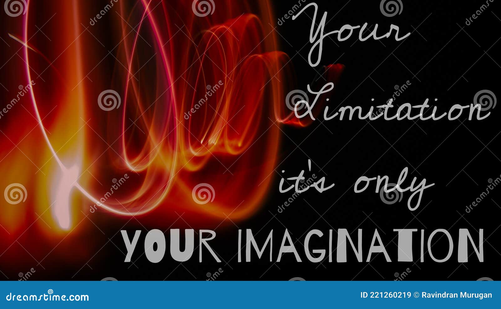 Red Colour Light Painting with Your Limitation it S only Your ...