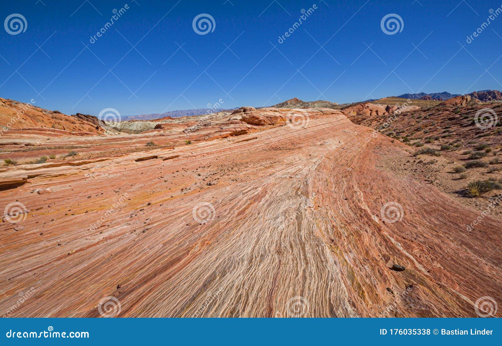 Coloured Rock Layers in Valley of Fire, USA Stock Photo - Image of ...