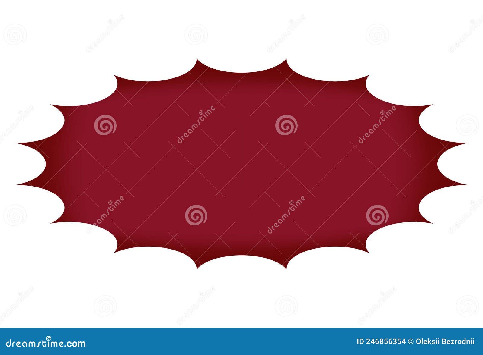 Red comic speech bubble stock vector. Illustration of graphic - 246856354