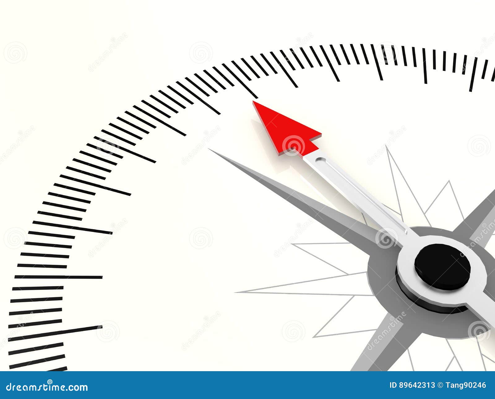 Red compass isolated stock illustration. Illustration of travel - 89642313