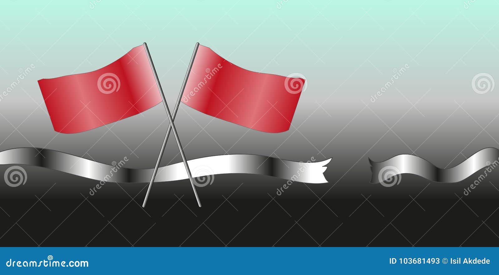 Red Competition Flags stock illustration. Illustration of sport - 103681493