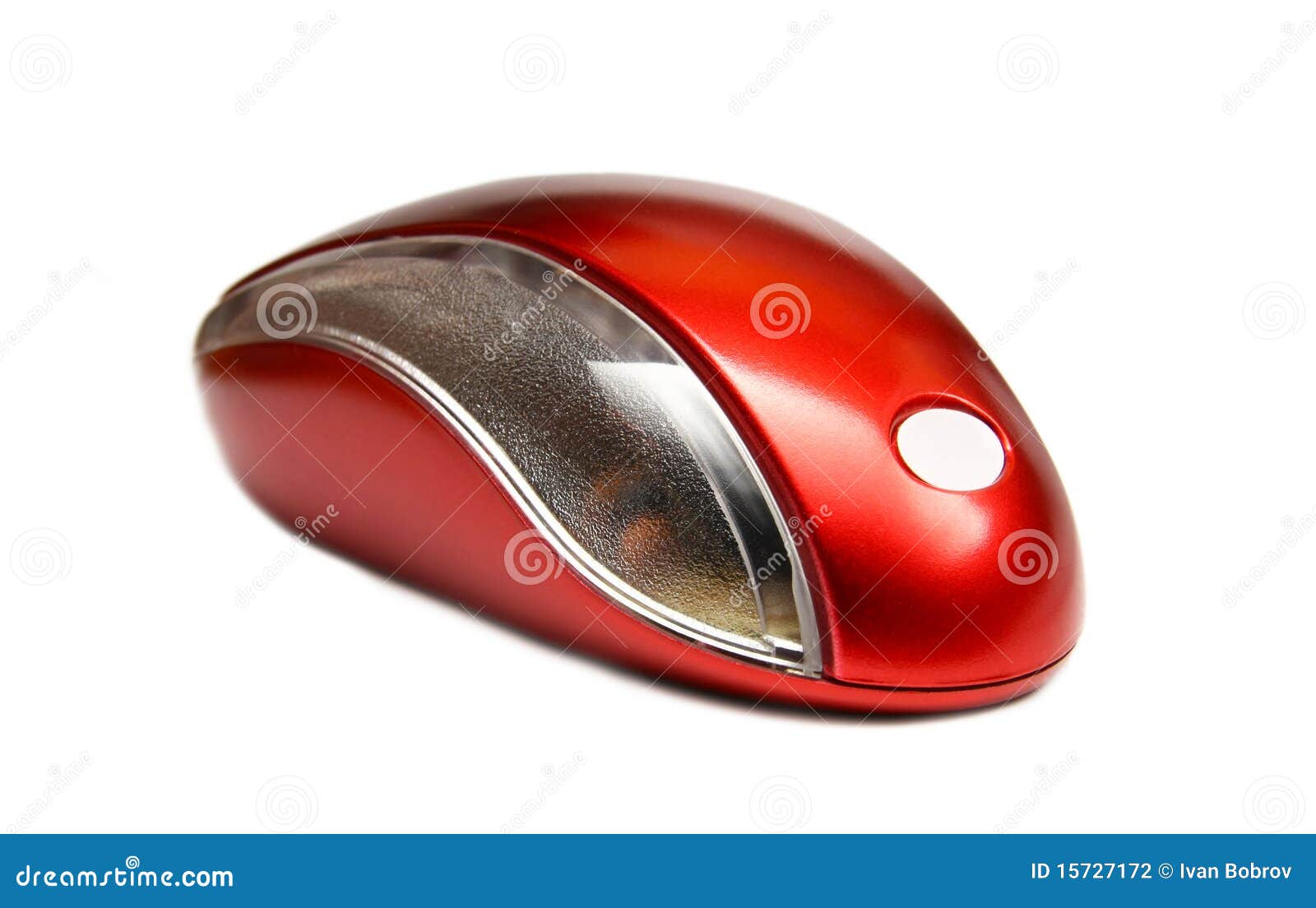Red Computer Mouse Isolated Stock Photo - Image of wheel, accessory ...