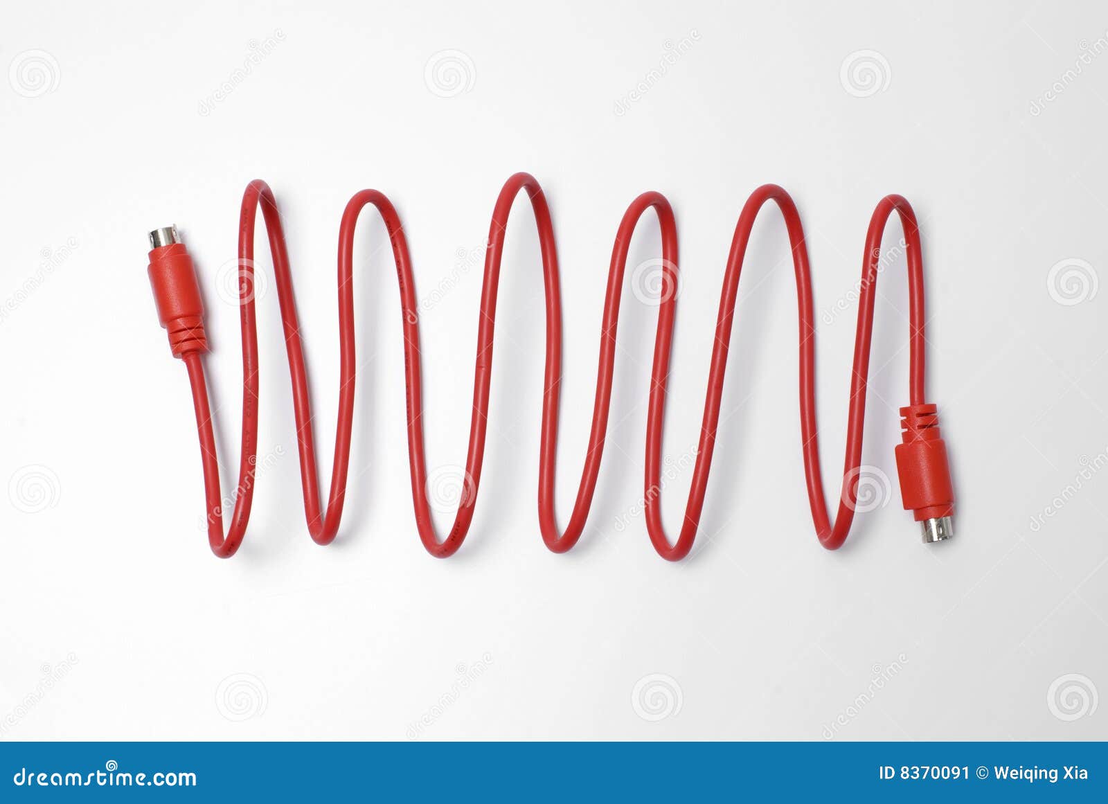 Red computer network cable stock image. Image of computer - 8370091