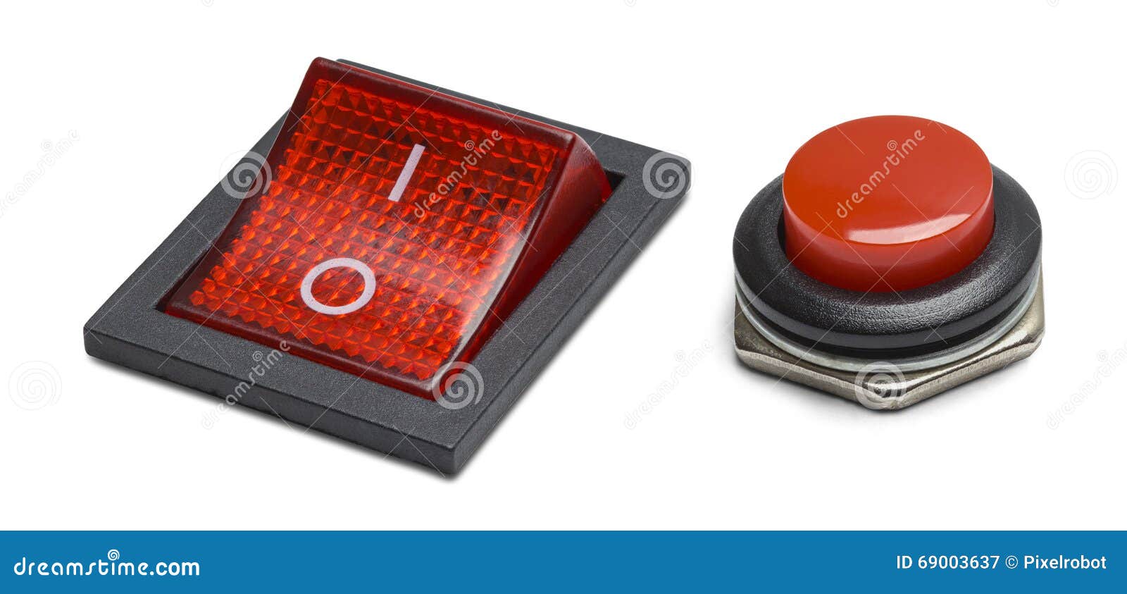 Red Computer Power Buttons stock image. Image of design - 69003637