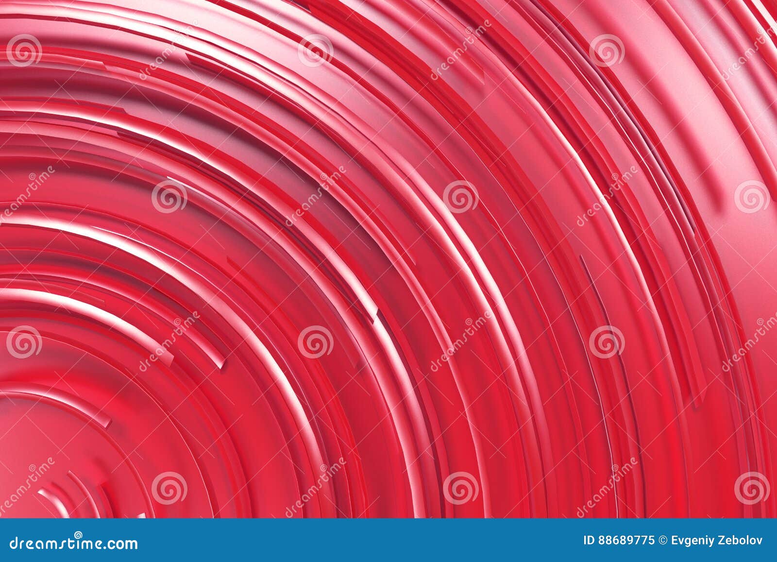 Red Concentric Spiral on Red Background Stock Illustration ...