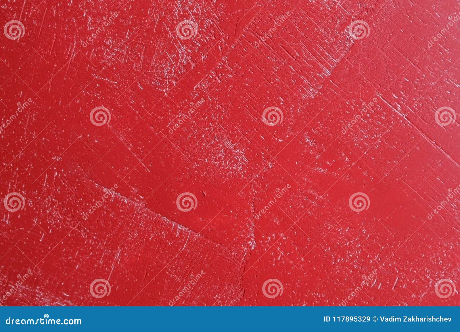 Red Concrete Wall - Abstract Background, Design of Interior. Stock ...