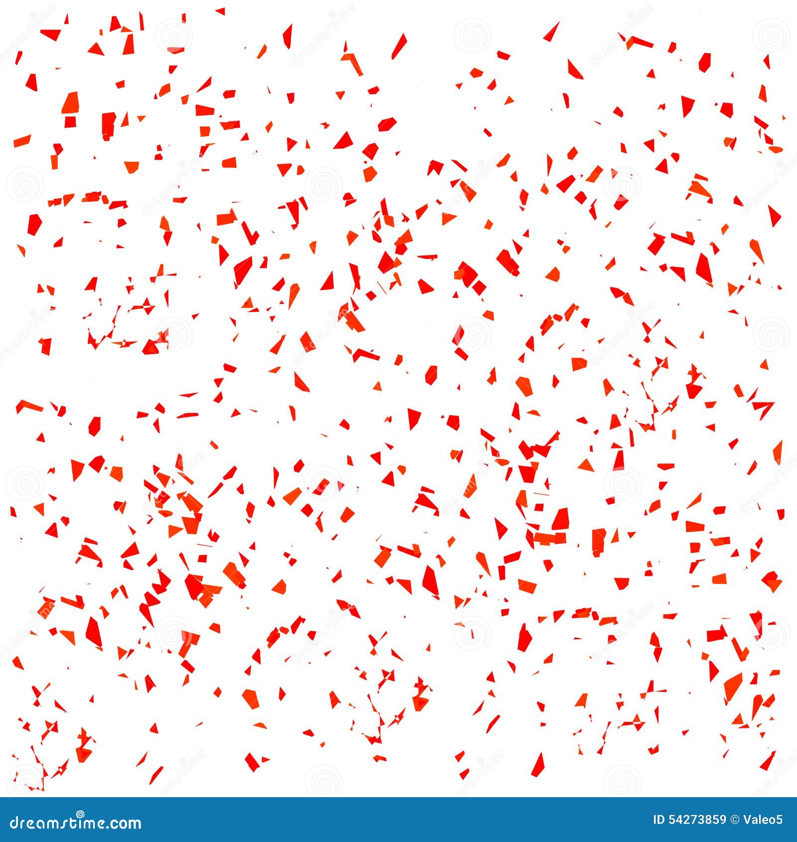 Red Confetti stock vector. Illustration of carnival, group - 54273859