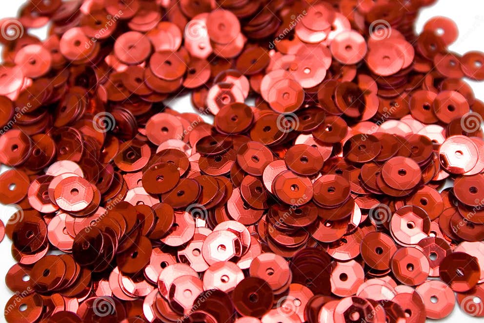 Red confettis stock image. Image of abstract, party, spangles - 4451483