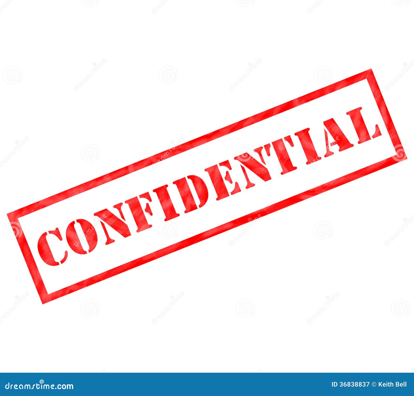 Red Confidential Weathered Stamp Stock Illustration - Illustration of ...