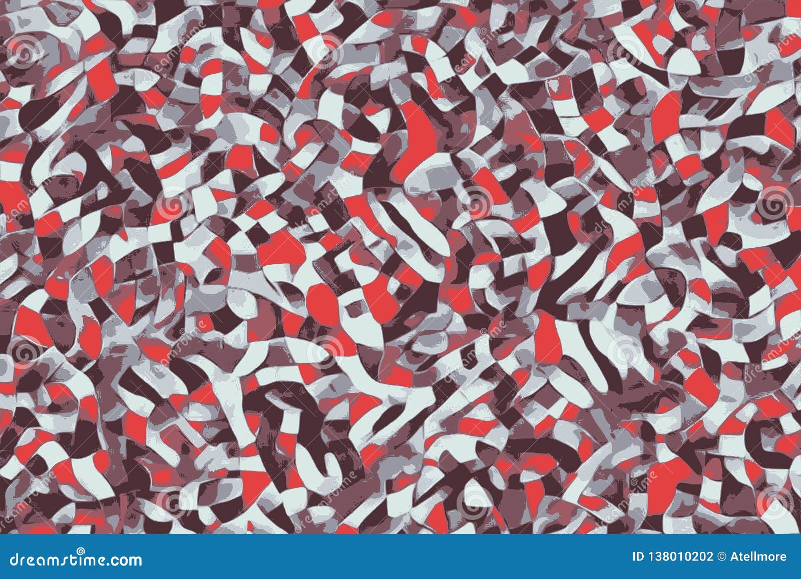 Red Confused Dizzy Texture of a Vintage Red Striped Flag Stock ...