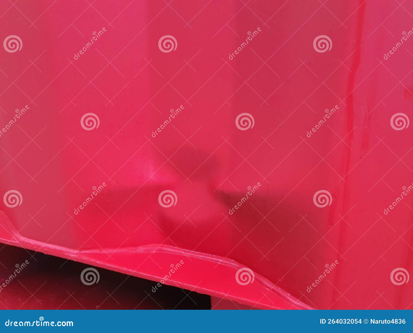 Red container with dent stock photo. Image of accidents - 264032054