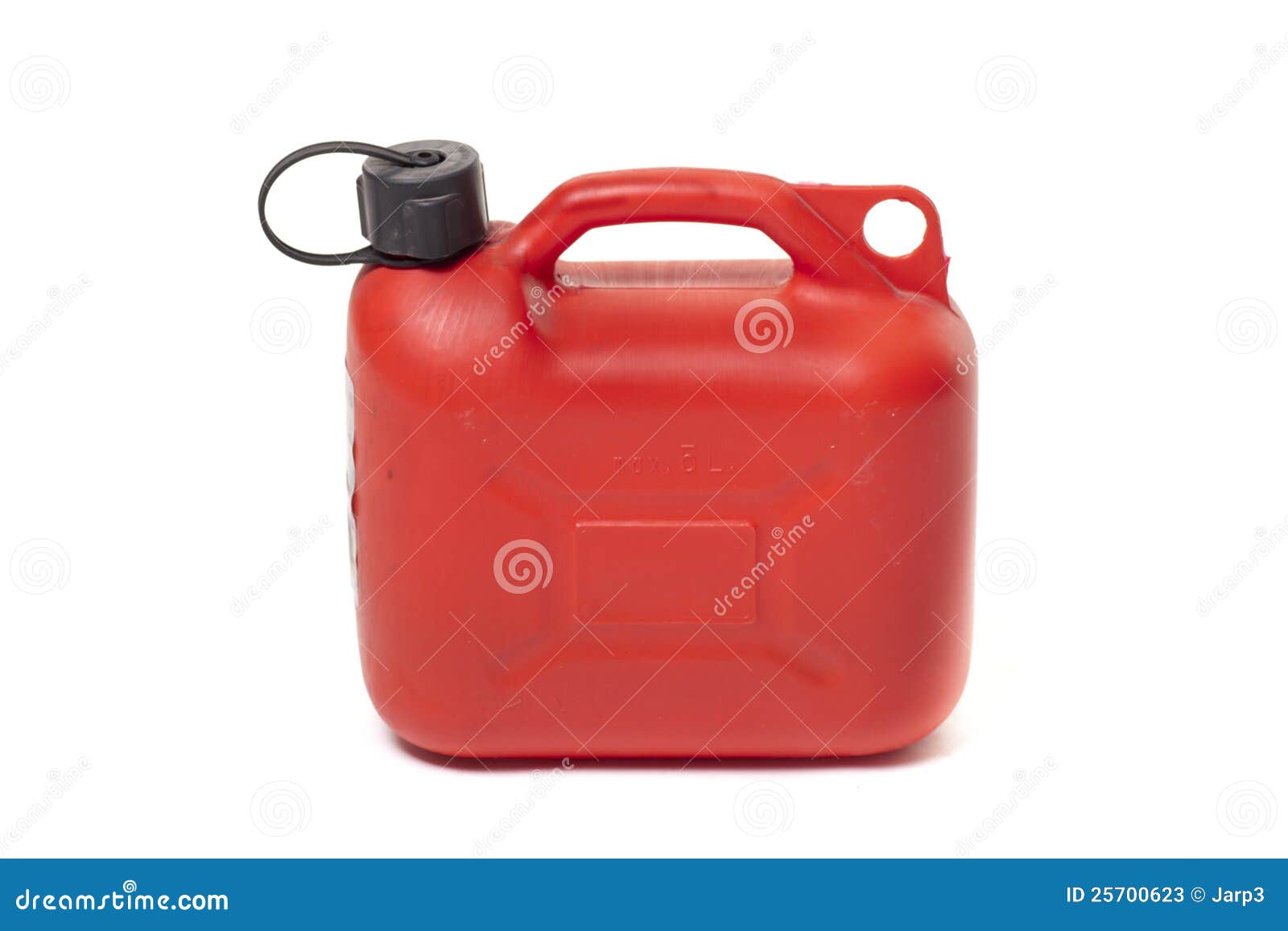 Red container for gasoline stock image. Image of transportation - 25700623
