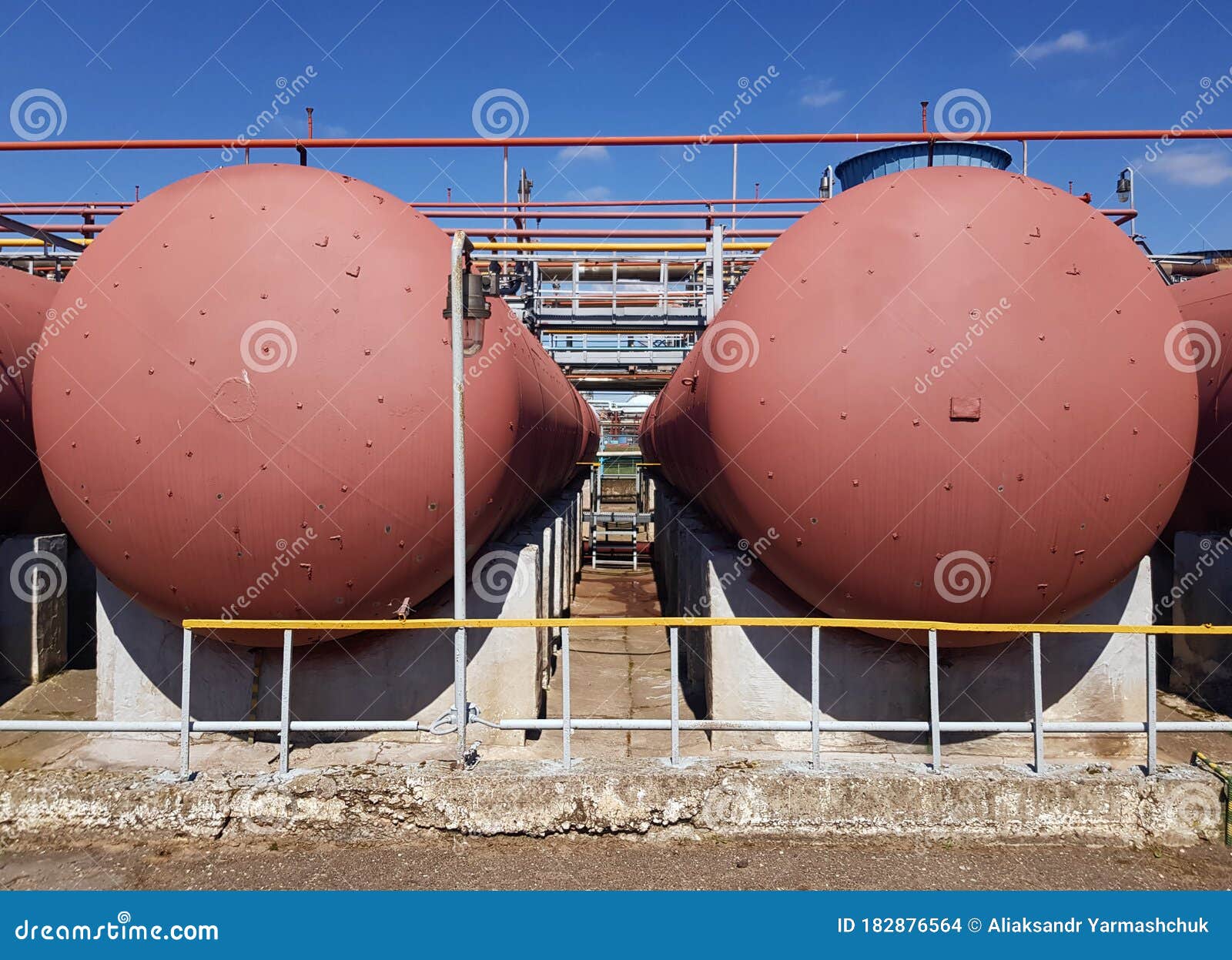 The Red Container for the Storage of Flammable Liquids Stock Photo ...