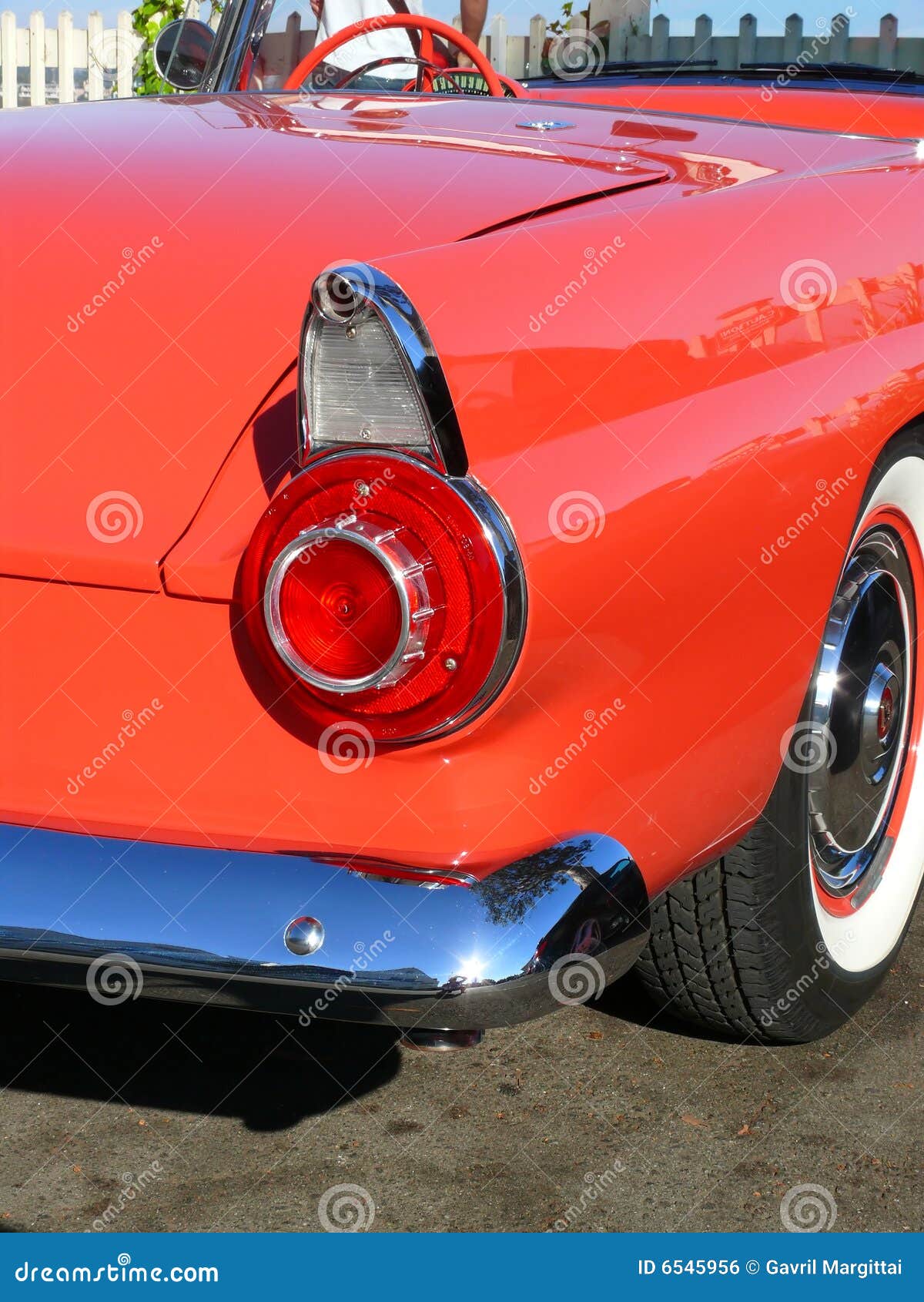 Red Convertible Vintage Car Stock Photo - Image of shiny, tire: 6545956