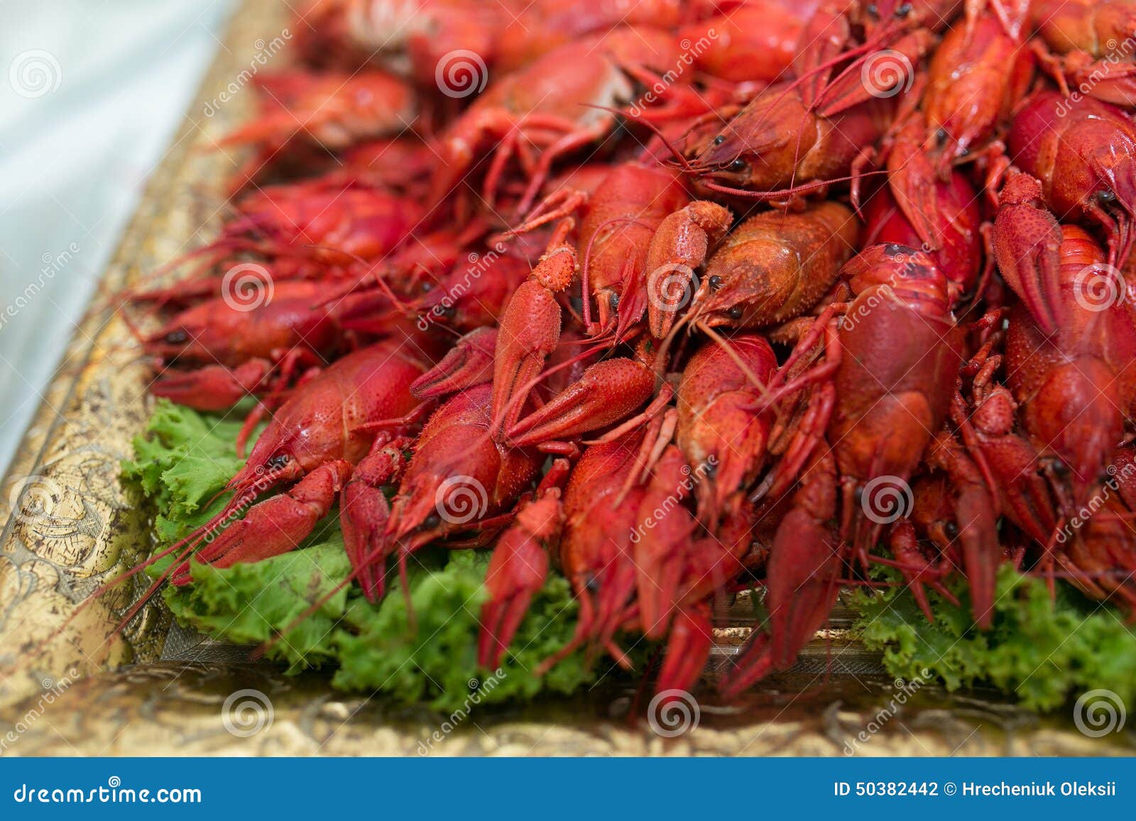 Red cooked crayfish stock photo. Image of crab, food - 50382442