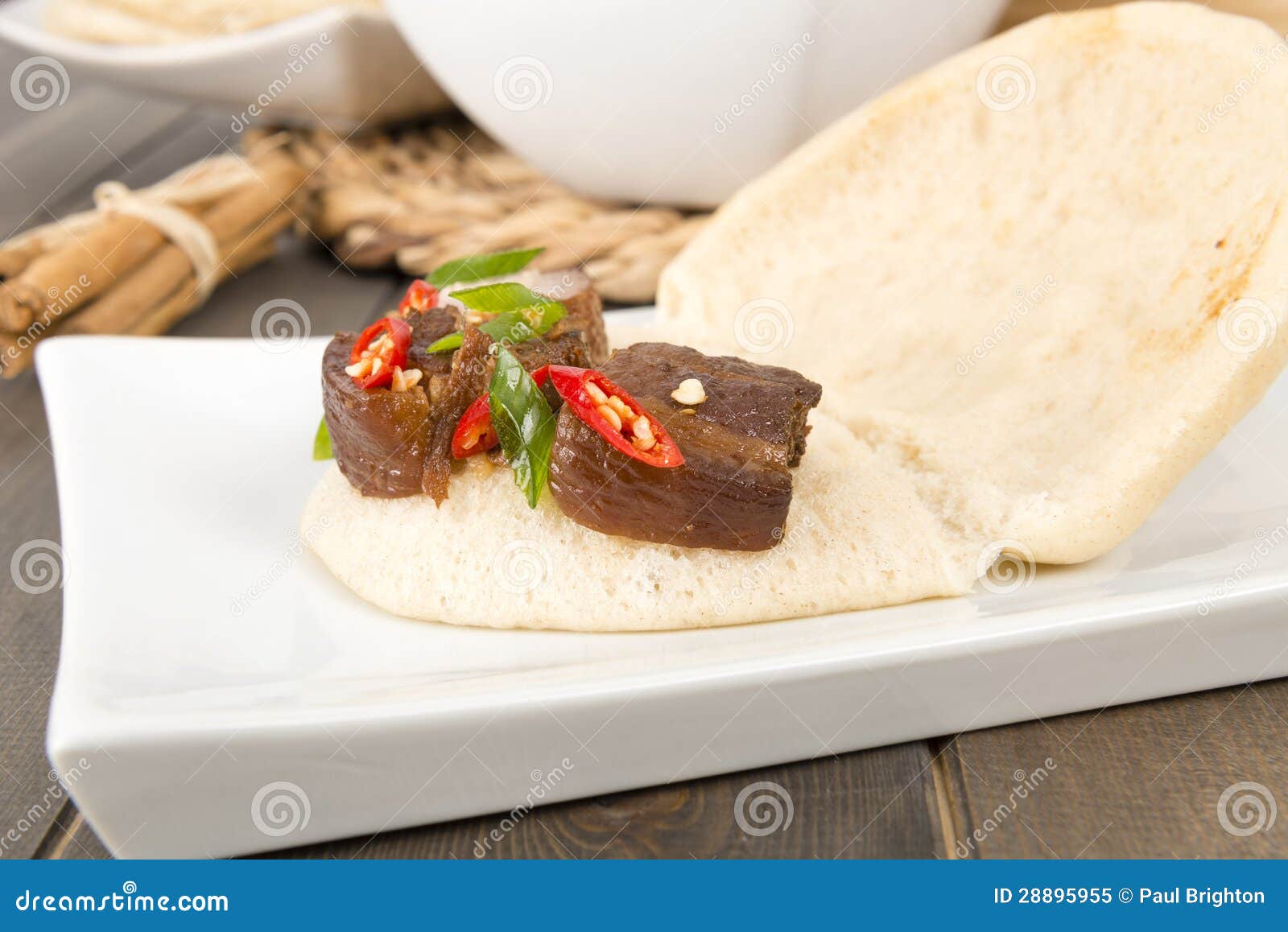 Red Cooked Pork stock image. Image of asian, lunch, cinnamon - 28895955