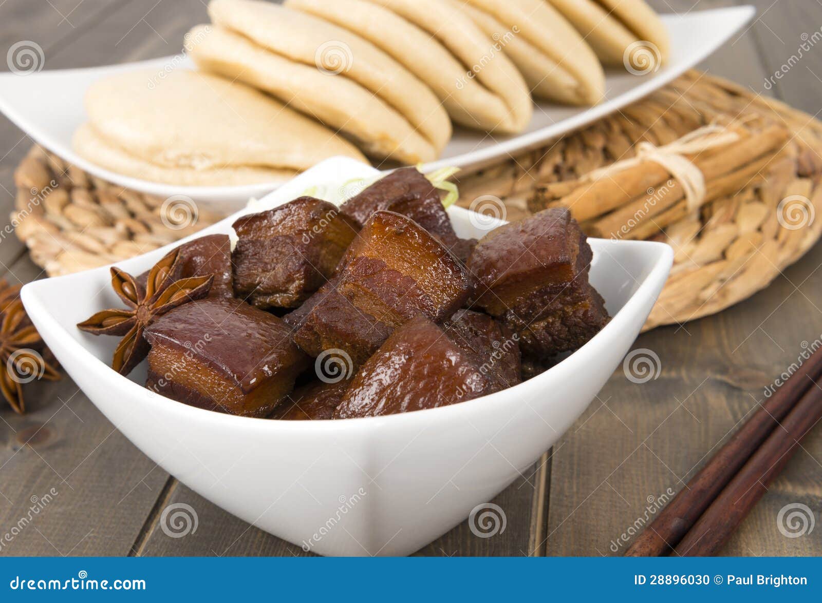 Red Cooked Pork stock photo. Image of anise, food, cubes - 28896030