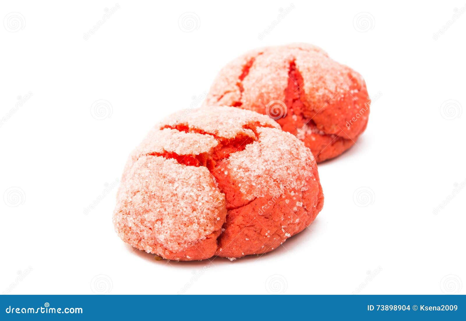 Red cookies stock photo. Image of color, closeup, delicious - 73898904