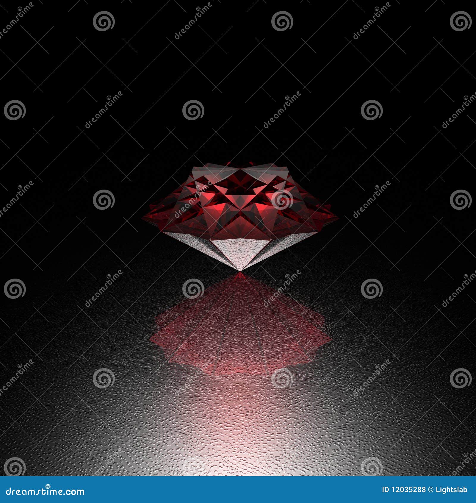 Red Cool Bright Diamond Brilliant Stock Illustration - Illustration of ...