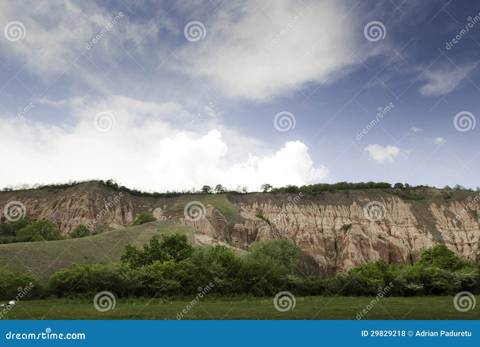 The Red Coomb stock photo. Image of stone, landslide - 29829218