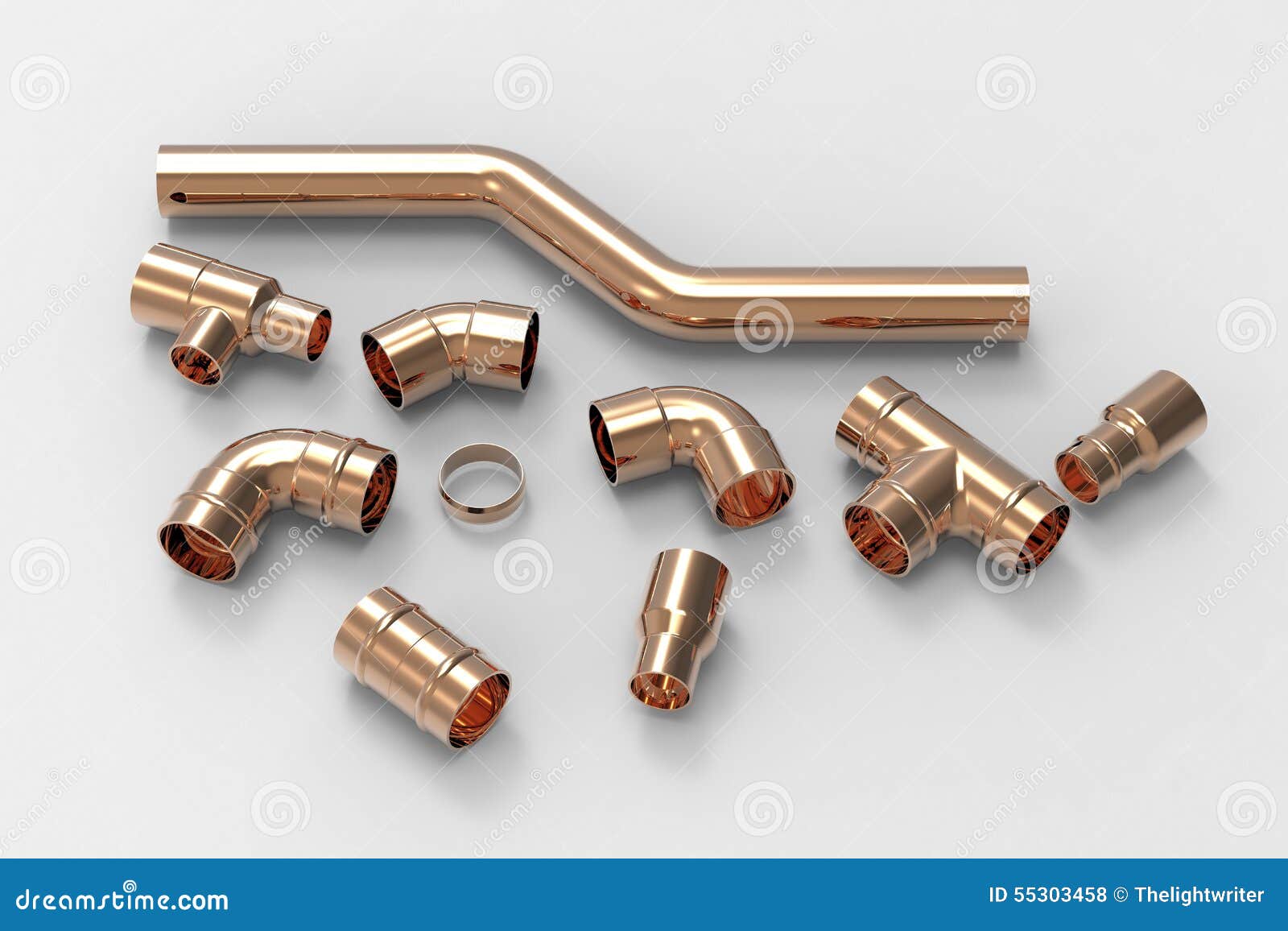 3d Copper Pipe Letters And Numbers Royalty-Free Stock Photography ...