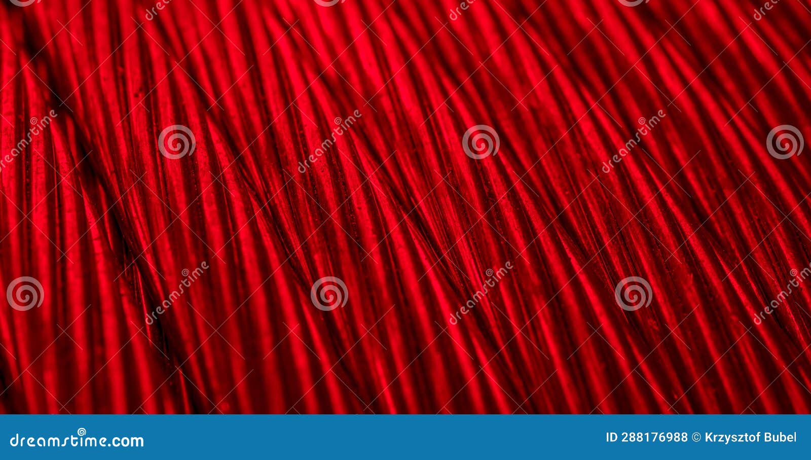 Red Copper Wires with Visible Details. Background or Texture Stock ...