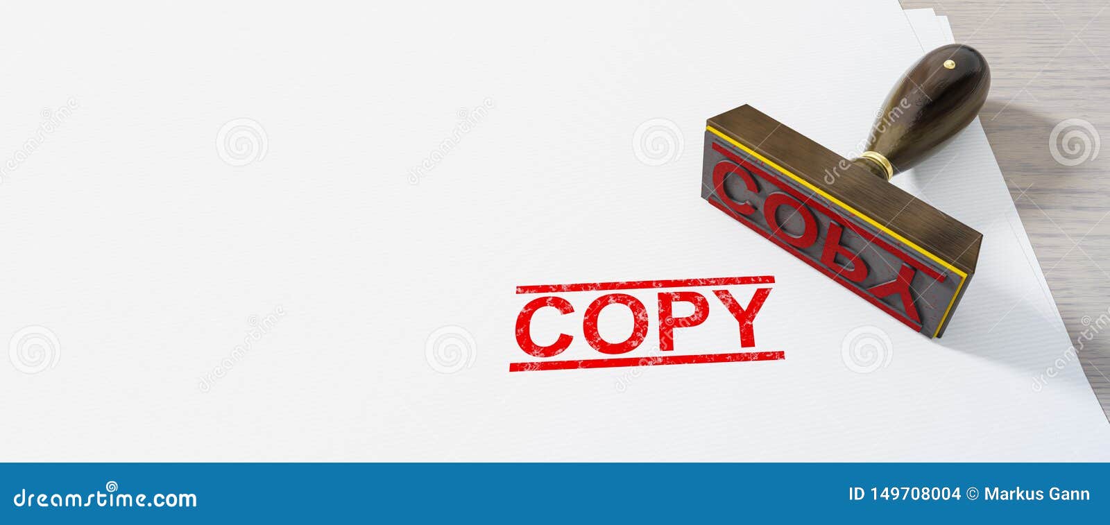 Red Copy Stamp On White Paper Background Royalty-Free Illustration ...