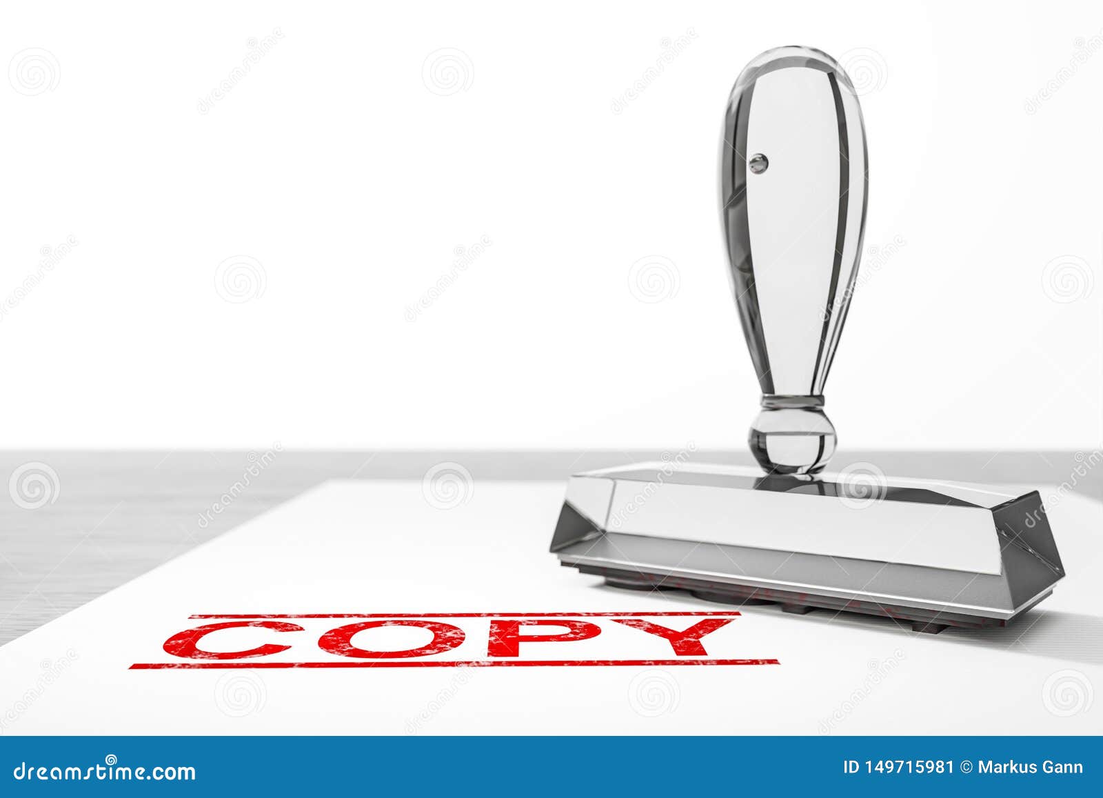 Red Copy Stamp On White Paper Background Royalty-Free Illustration ...