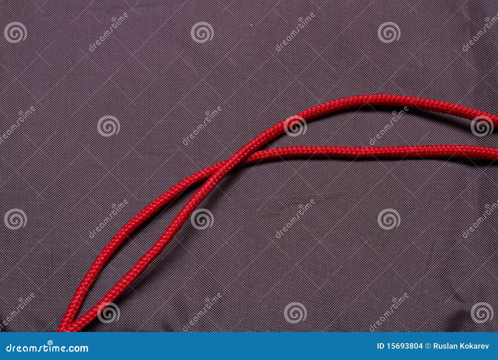 Red cord. stock photo. Image of synthetic, textile, artificial - 15693804