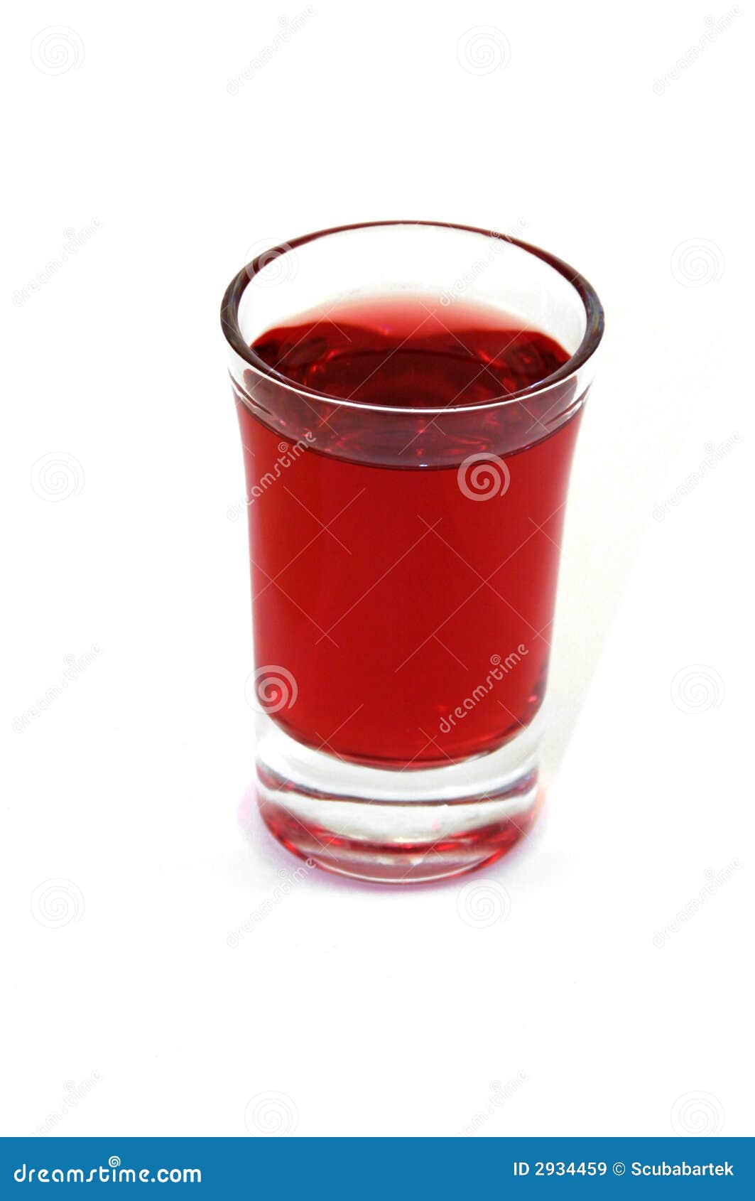 Red Cordial stock image. Image of cocktail, cheers, shot - 2934459