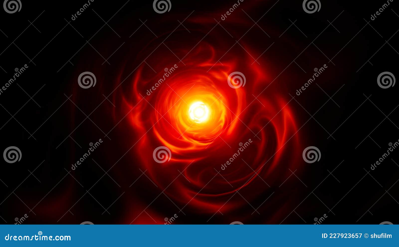 Red Core Energy Glowing Fire Background Loop Stock Illustration ...
