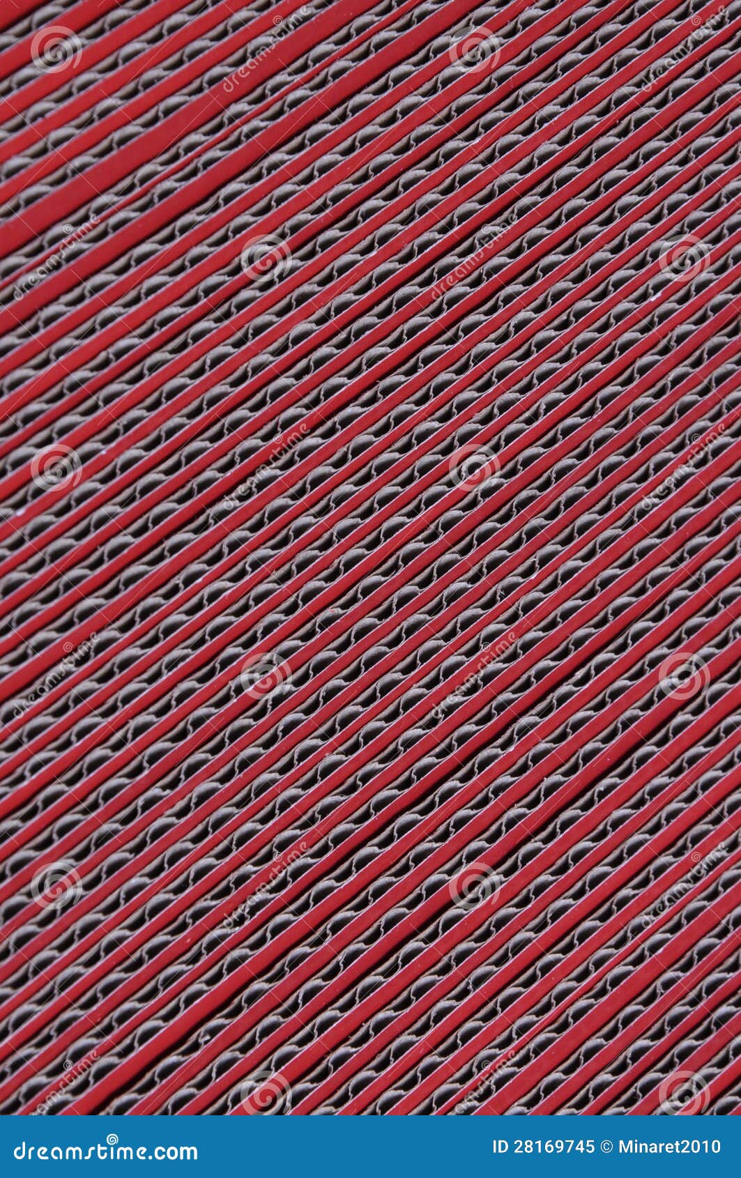 Red Corrugated Cardboard Stacked Stock Image - Image of card, container ...
