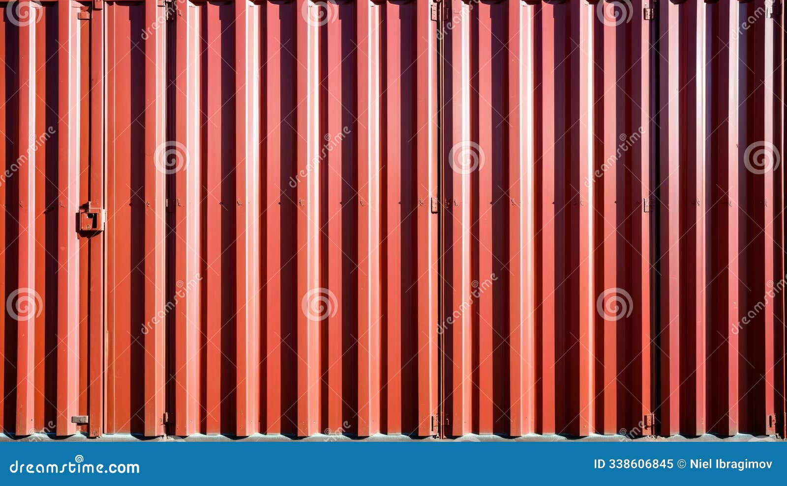 Red Corrugated Sheet Metal Texture for Roof or Wall Design Stock Image ...
