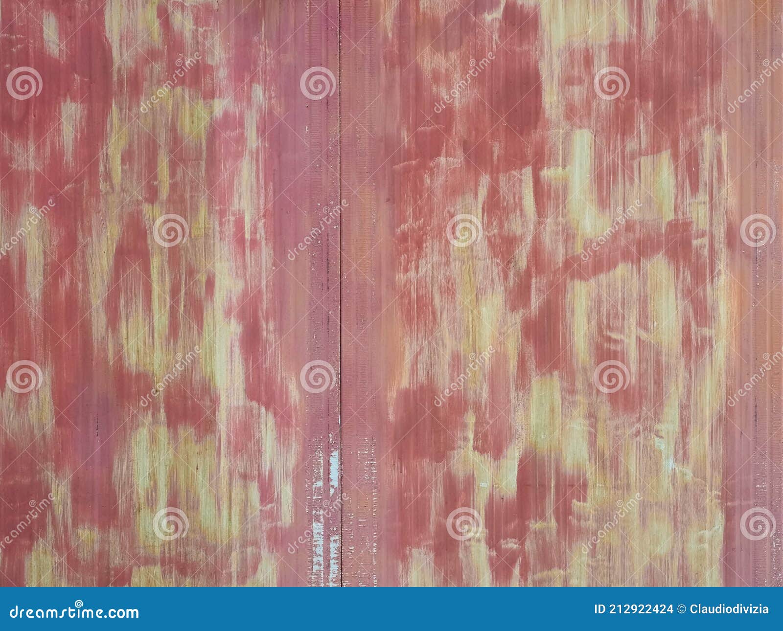Red Corrugated Steel Texture Background Stock Photo - Image of metallic ...