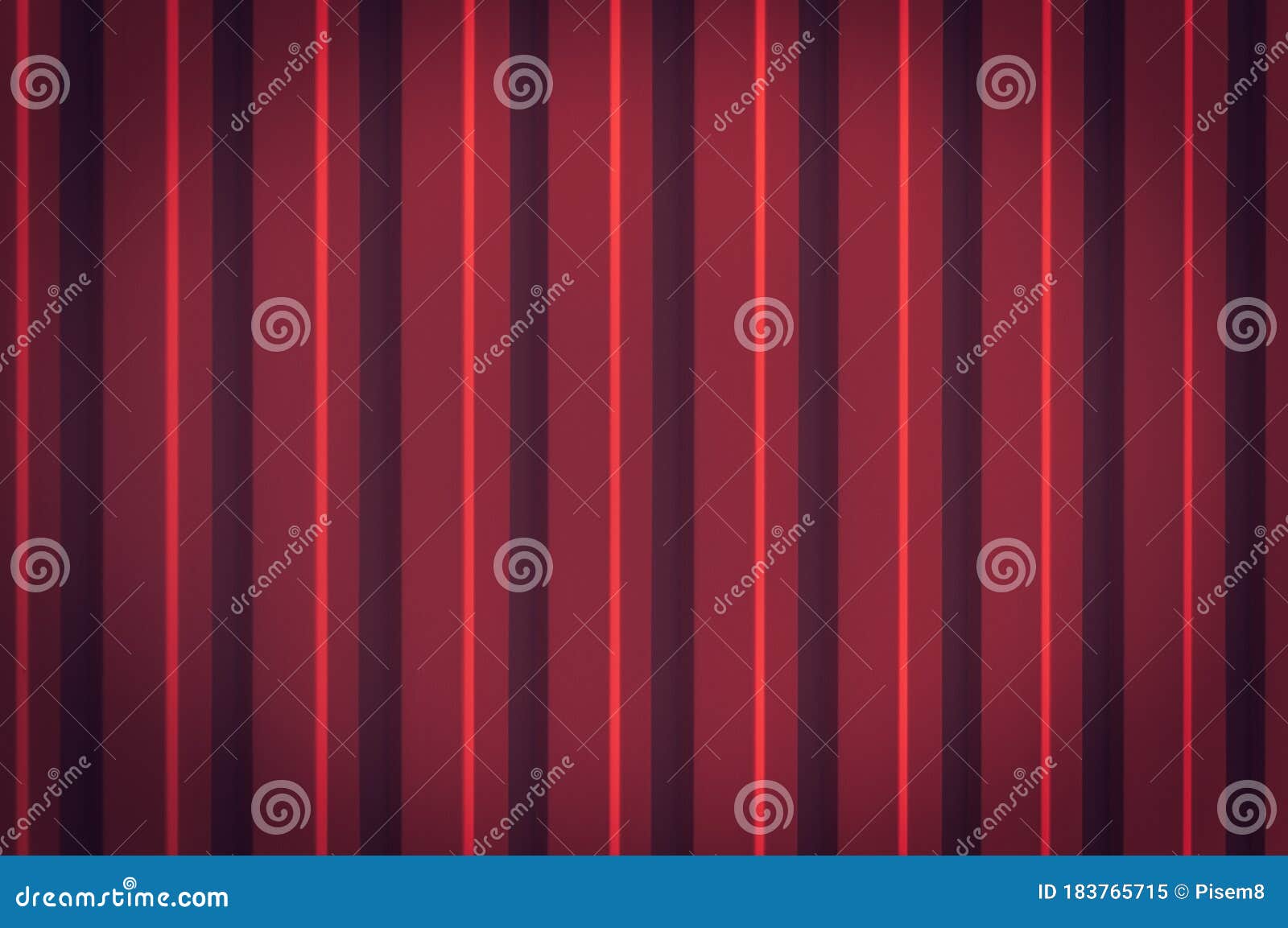 Red Corrugated Texture of the Metal Panel Stock Image - Image of ...