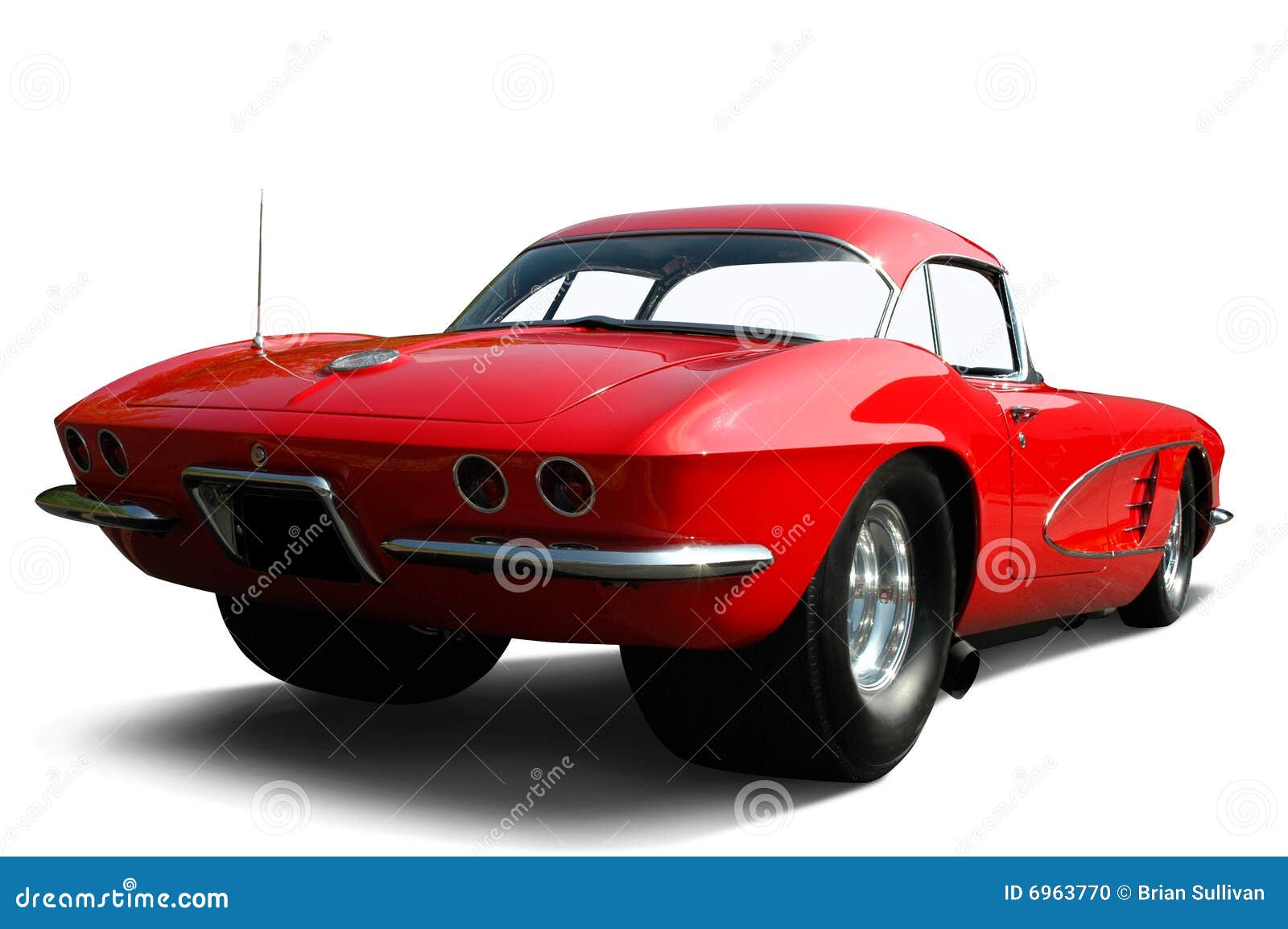 Red Corvette Clipart