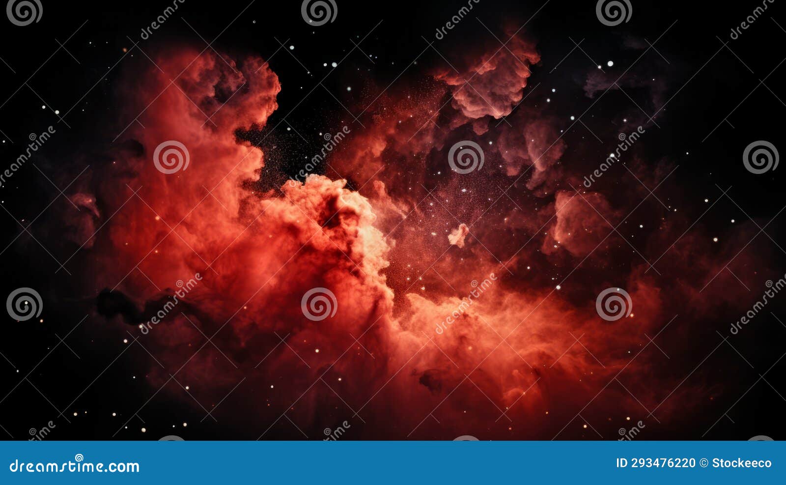 Red Cosmic Cloud: a Sci-fi Baroque Nebula with Immersive Environments ...
