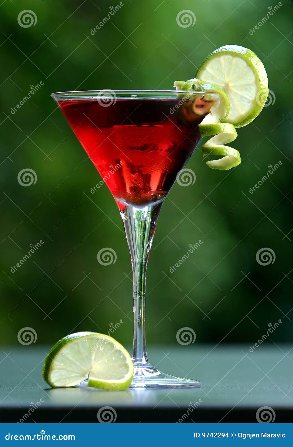 Red cosmopolitan cocktail stock photo. Image of glass - 9742294