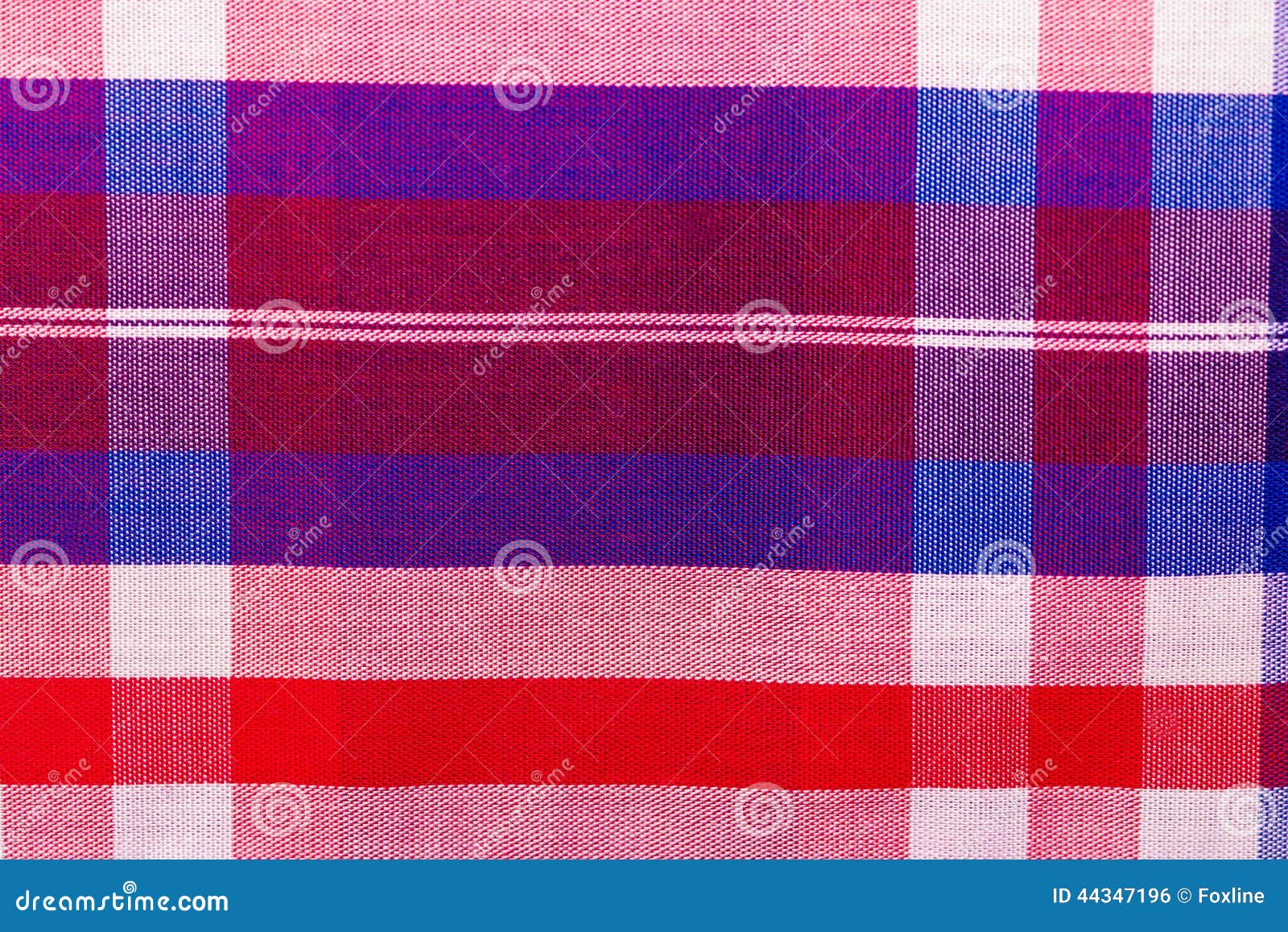 Red Cotton Cloth in Checked Stock Photo - Image of abstract, culture ...
