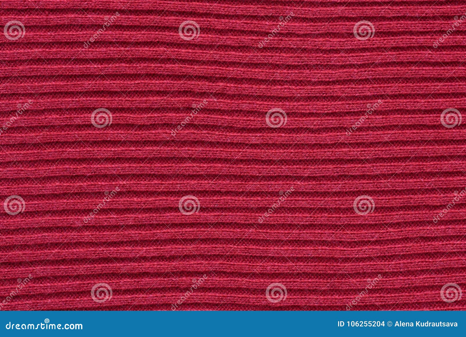 Red Cotton Striped Knitting Fabric Background Stock Photo - Image of ...