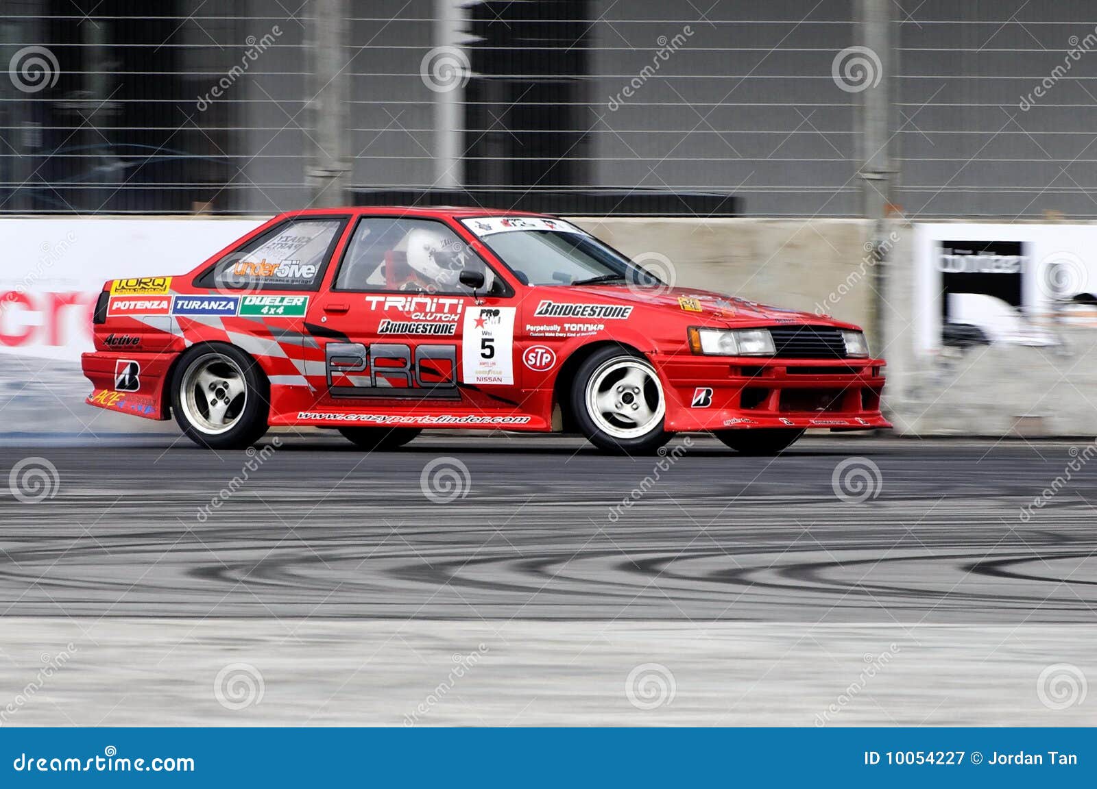 Red Coupe Drifting at Formula Drift Championship Editorial Photography ...