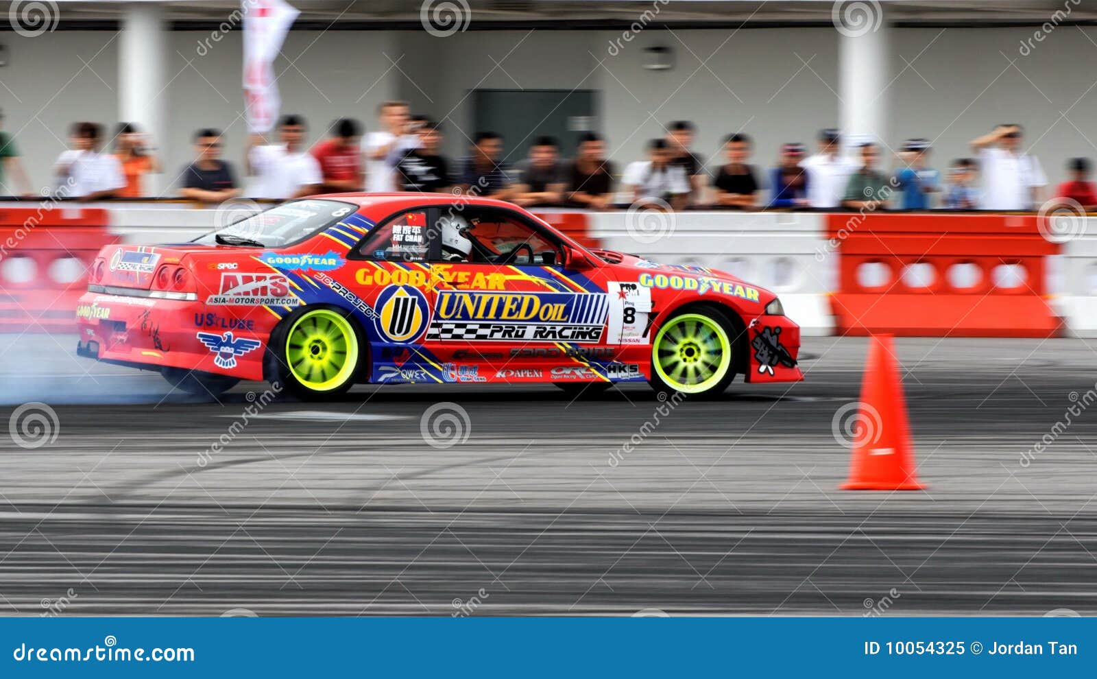 BMW M3 E46 Coupe Drifting On Race Track In Blurred Motion. Drift And ...