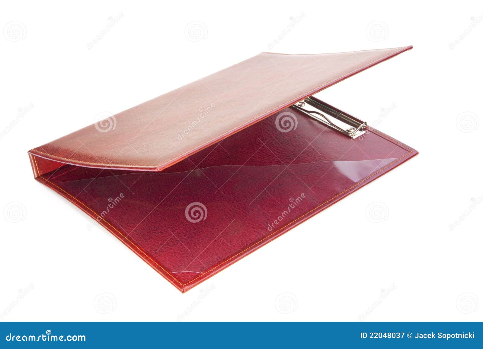 Red Cover for Documents stock image. Image of cover, clip - 22048037